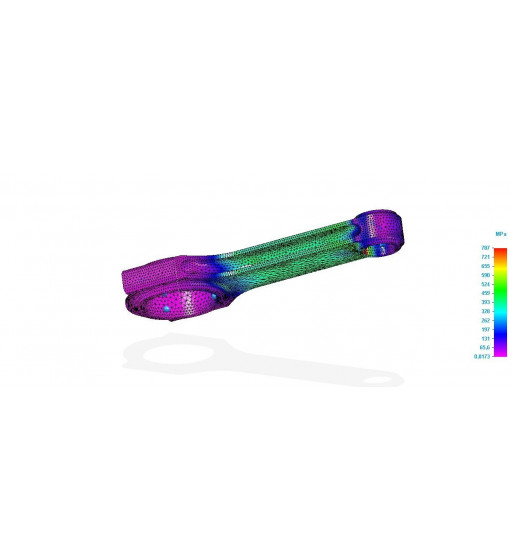 Forged Steel Rods Ruanova R5 Gt Turbo / R11 engine Renault Bielas ...